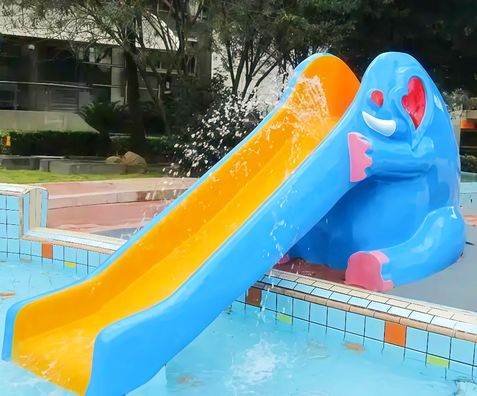 Commercial Water Splash Pad Animal Slide Equipment Fiberglass For ...